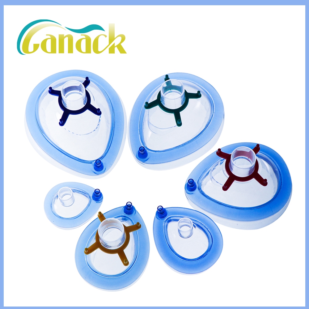 Canack PVC Immersion Anesthesia Mask Disposable For Adult Child Simple ...