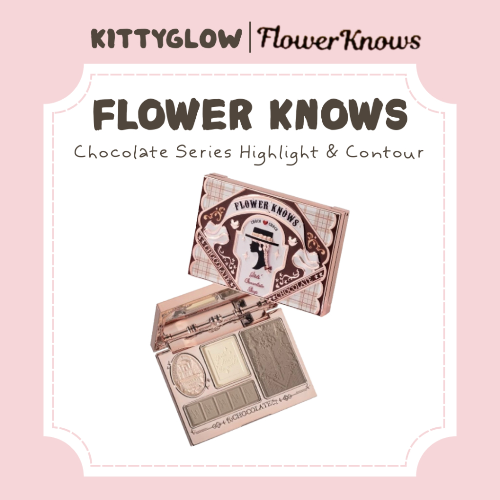 FLOWER KNOWS Chocolate Series Highlight & Contour | Shopee Philippines