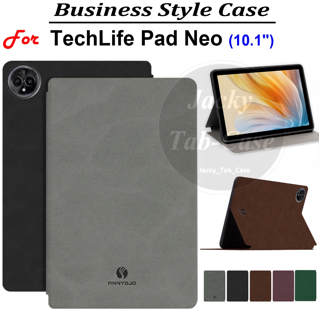For TechLife Pad Neo 10.1‘’ Business Style Casing Flip Stand Case ...