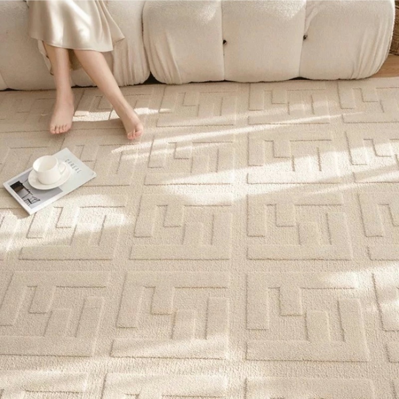 High quality carpet for bedroom,Diatom filament material,off-white ...