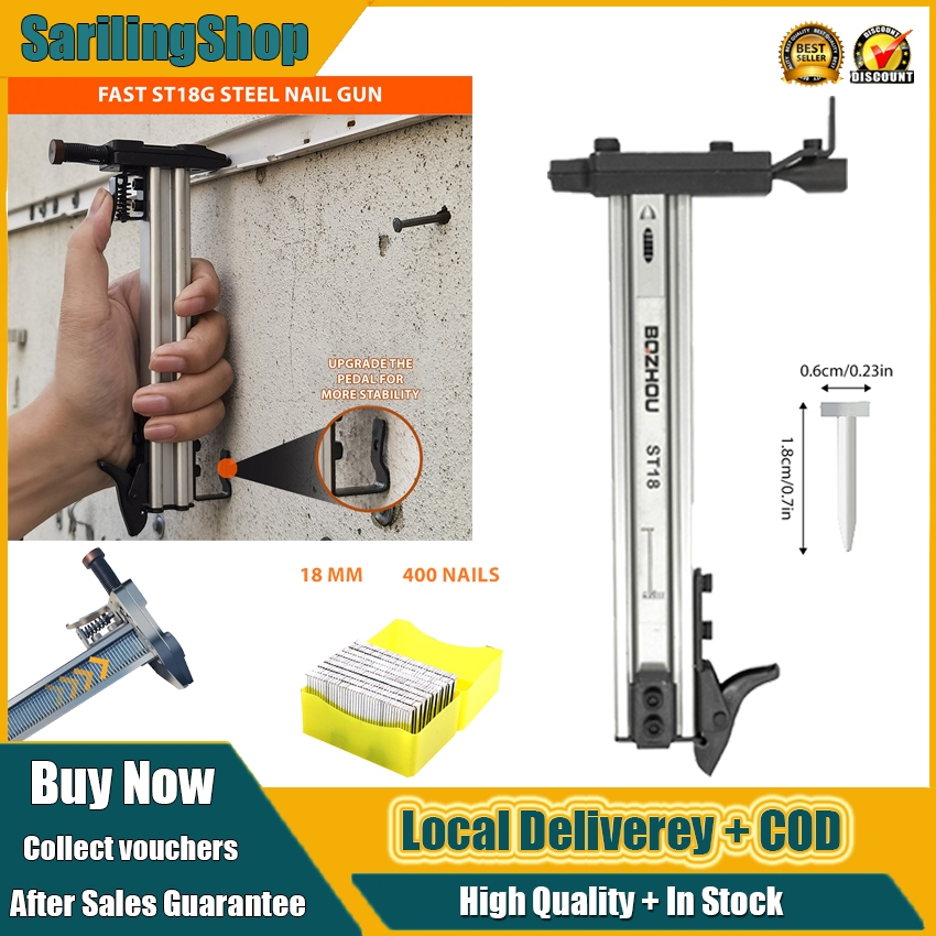 ⭐️Local Delivery⭐️Manual Staple Gun Heavy Duty - Steel Nailer For ...