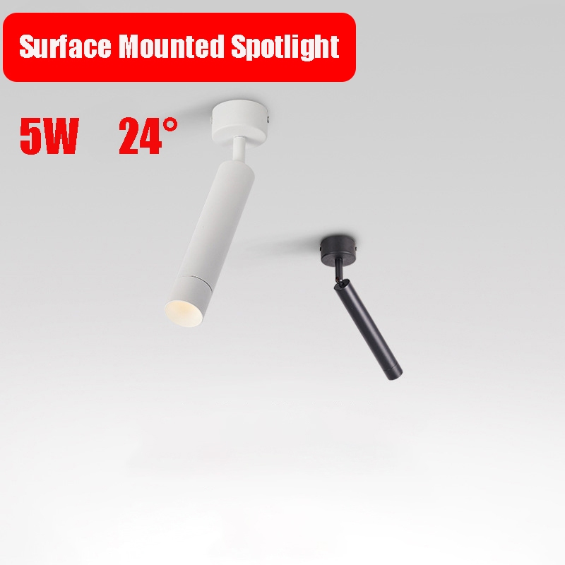 Surface Mounted LED Spotlight 5W COB Source 24° View Angle 20CM Long ...