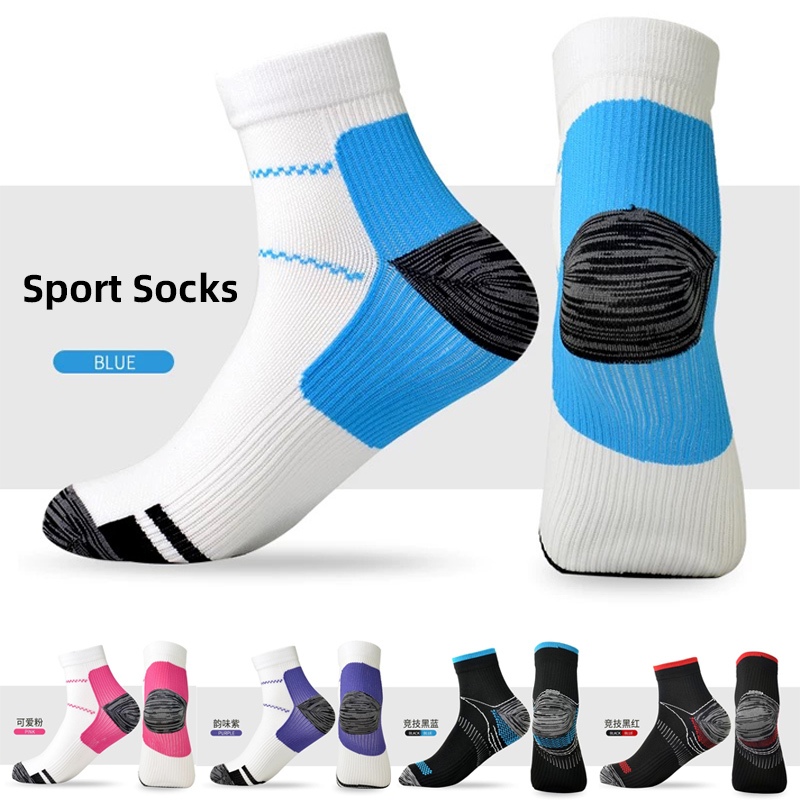 1 Pair Sport Socks,Running socks Crew Socks Men Women's socks | Shopee ...