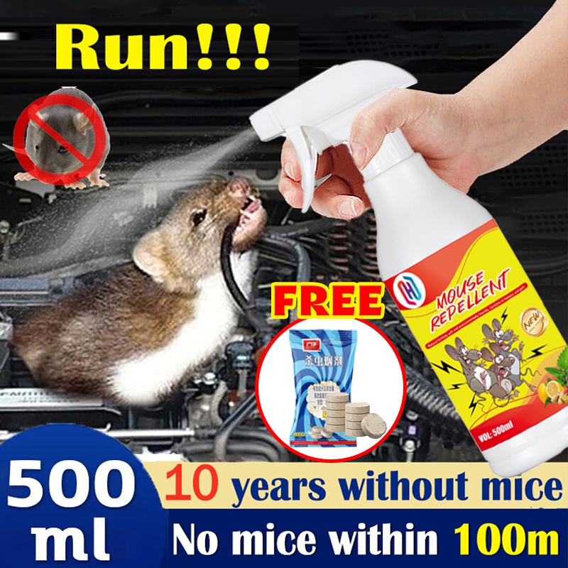 10 years without mice rodent repellent spray 500ml rat spray get rid of ...
