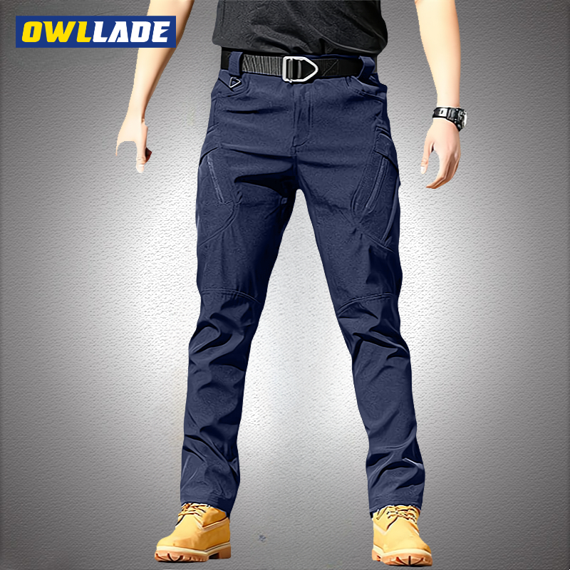 OWLLADE Tactical Cargo Pants for Men in Blue Ix9 A01 2T | Shopee Philippines