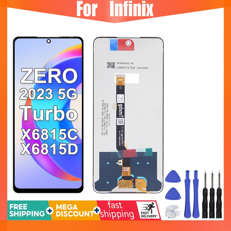 LCD For Infinix Zero 5G 2023 Turbo/X6815C X6815D LCD Display with Frame ...