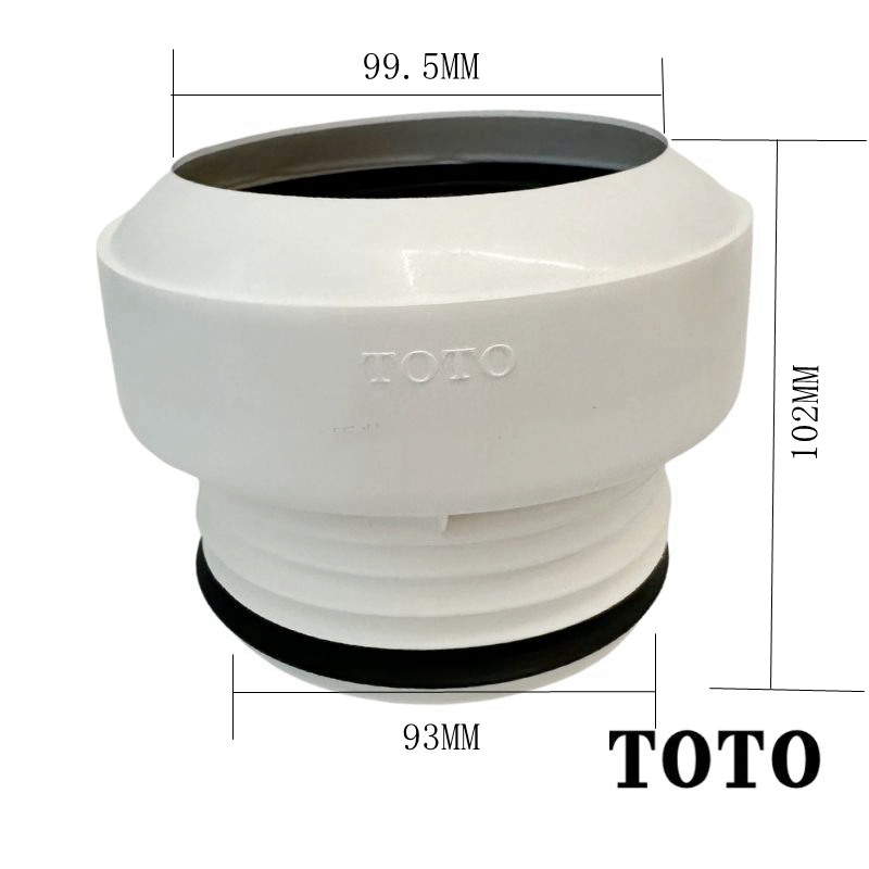 Genuine TOTO Wall-Mounted Toilet Drain Connector Kit – Model TX215C ...