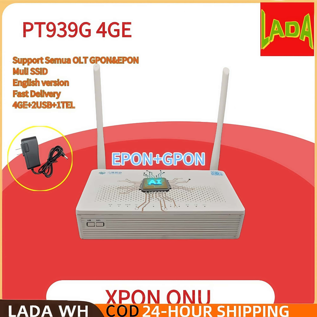 5V5 Dual band new PT939G EG8141A5 EPON / GPON / XPON ONU FTTH Gigabit modem + WIFI function ...
