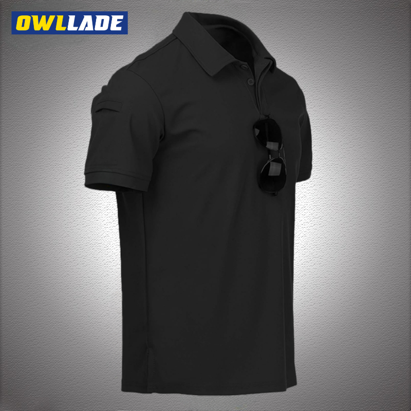 OWLLADE Tactical Polo for Men IXP in Black A01 2T | Shopee Philippines