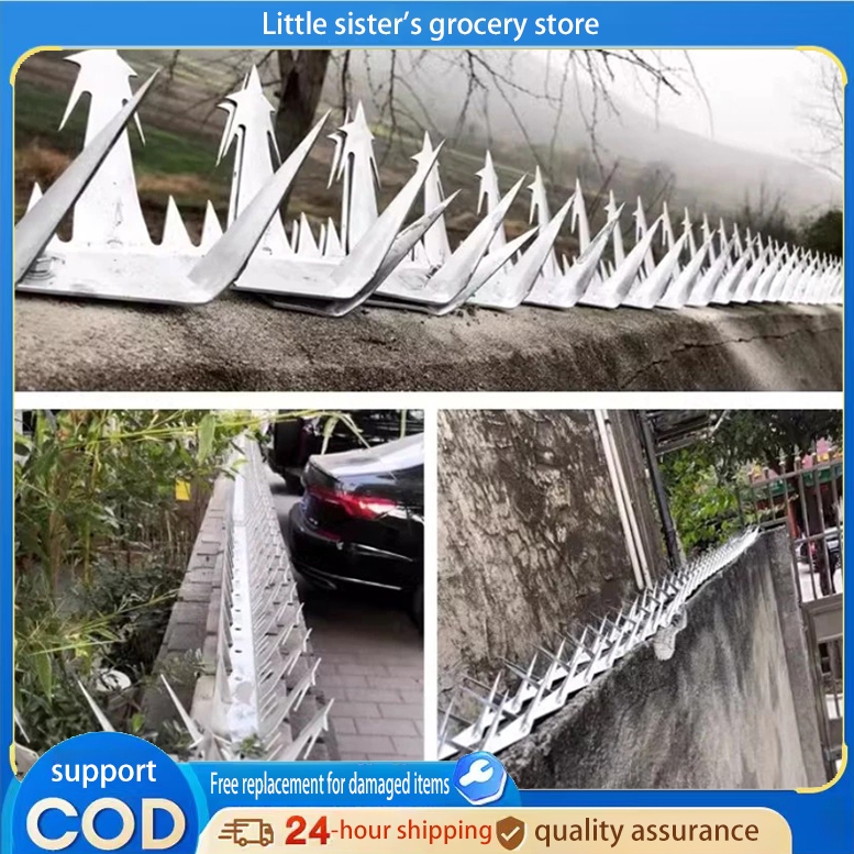 Anti-Climb Wall Spikes fence hot-dipped Galvanized Sharp Wall Spikes ...