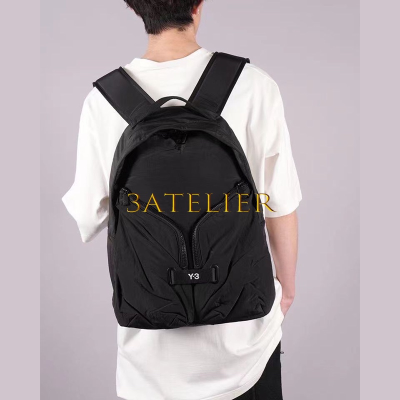 Yohji Yamamoto Y-3 Logo-Strap Multi-Pocket Tech Backpack Black | Shopee Philippines