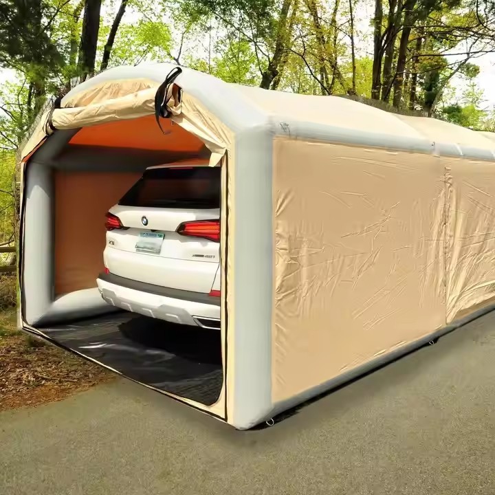 Outdoor inflatable car garage tents for sale. Hail protection, foldable ...
