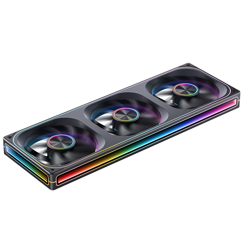 Jonsbo ZA-120/240/360 Black ARGB 3Pin PWM 120mm 240mm 360mm Fan ...