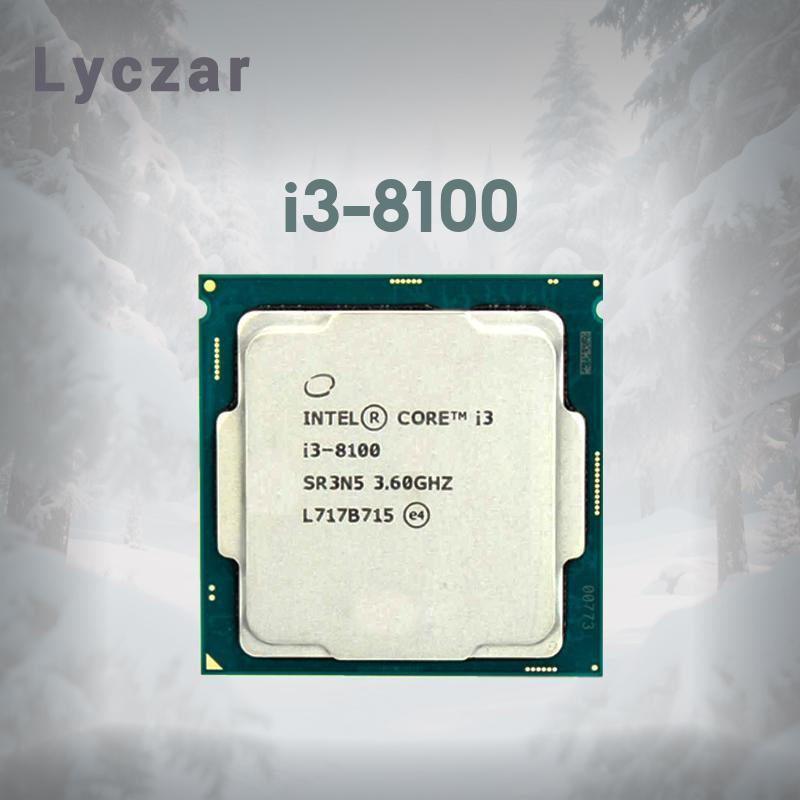 Intel Core i3 8100 Processor LGA 1151 3.6GHz 6M Cache Quad-Core 65W ...