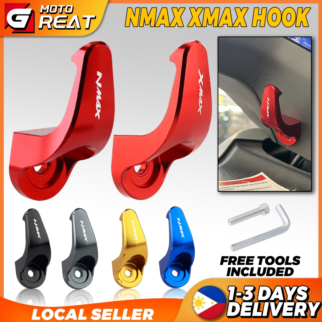 For YAMAHA NMAX 155 NMAX V2 2020-2023 CNC Hook Lugguage Helmet Hook ...
