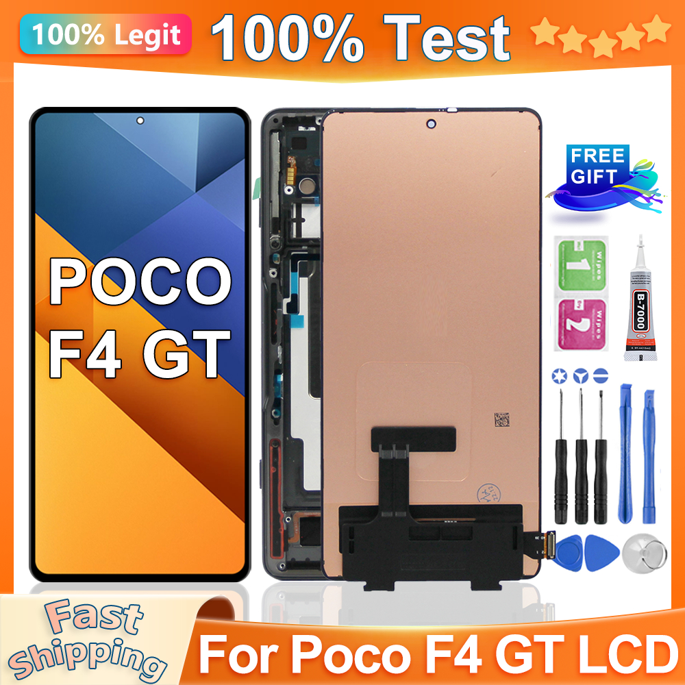 AMOLED for Xiaomi Poco F4 GT LCD Display 21121210G Touch Screen ...