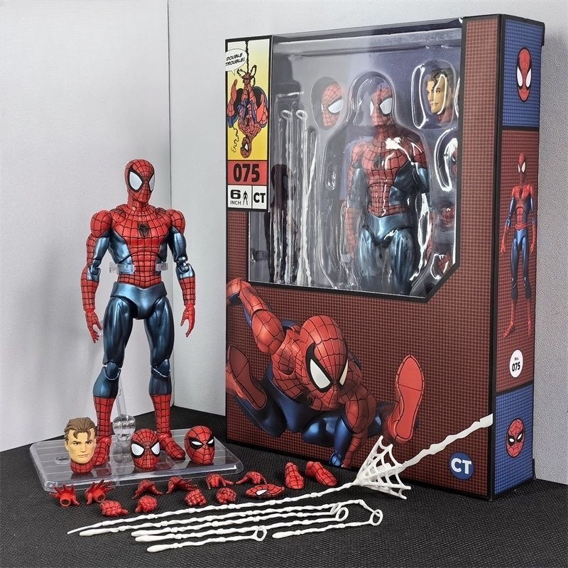 Ct Toys Spiderman Action Figure Mafex 075 The Anazing Spider-Man Comic ...