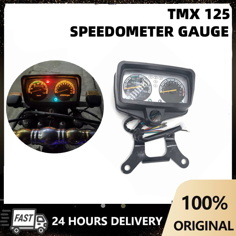 SPEEDOMETER GAUGE TMX 125 WITH BRACKET MOTORCYCLE | Shopee Philippines