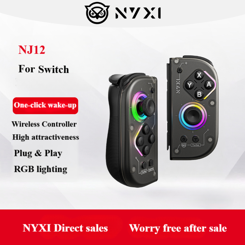NYXI Hyperion 2 Wireless Game Controller Dual Hall Joycon Gamepad for ...