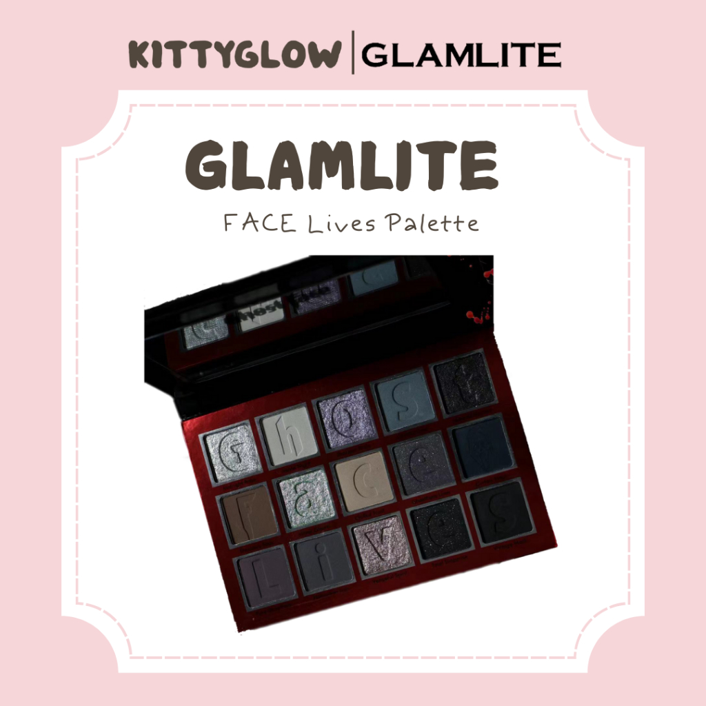 GLAMLITE x GHOST FACE Lives Palette | Shopee Philippines