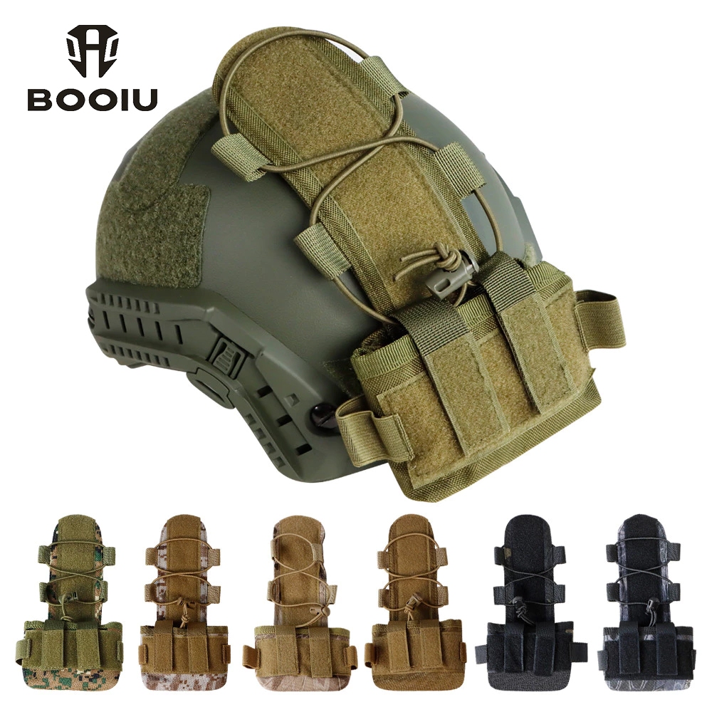 BOOIU Tactical Helmet Battery Pouch MK2 Counterweight Pack Fast Helmet ...