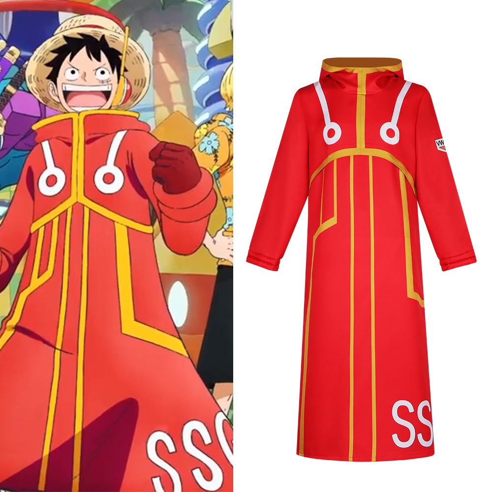 One Piece One Piece cosplay costume Egg Head Island arc Luffy jacket ...