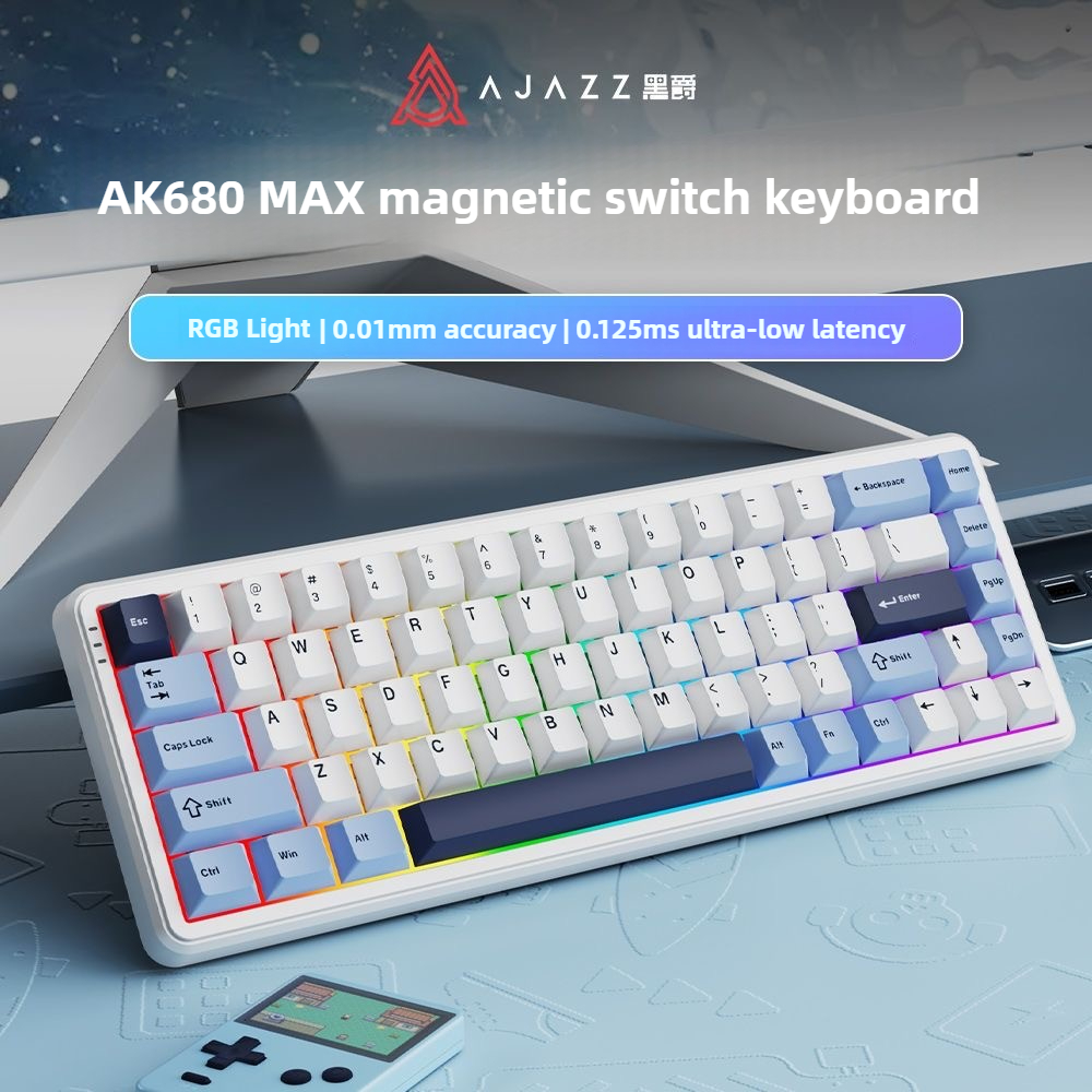 【Local Delivery】AJAZZ AK680 Max Rapid Trigger Mechanical Keyboard Wired ...
