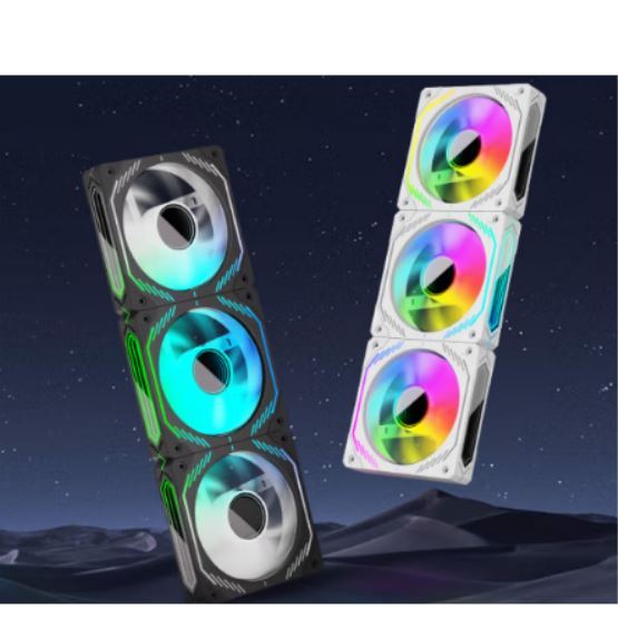 COOLMOON 奔月 FM120 120mm case fan PWM ARGB for PC cases and heat sinks ...