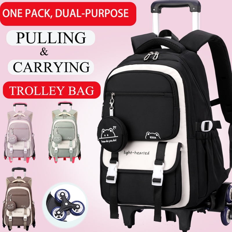 2025 New Style Student Trolley Schoolbag Elementary School Students ...
