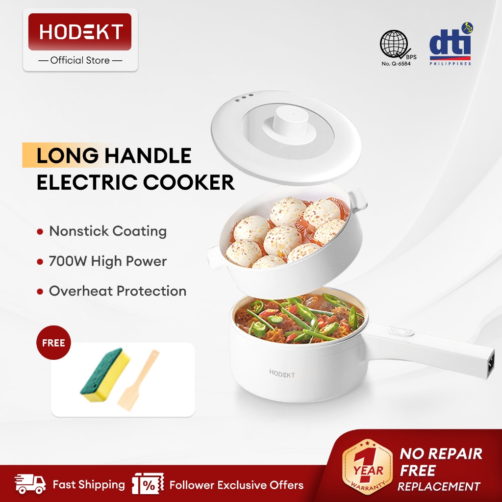 HODEKT 2L Multifunctional Electric Cooker With Steamer Double Layer ...