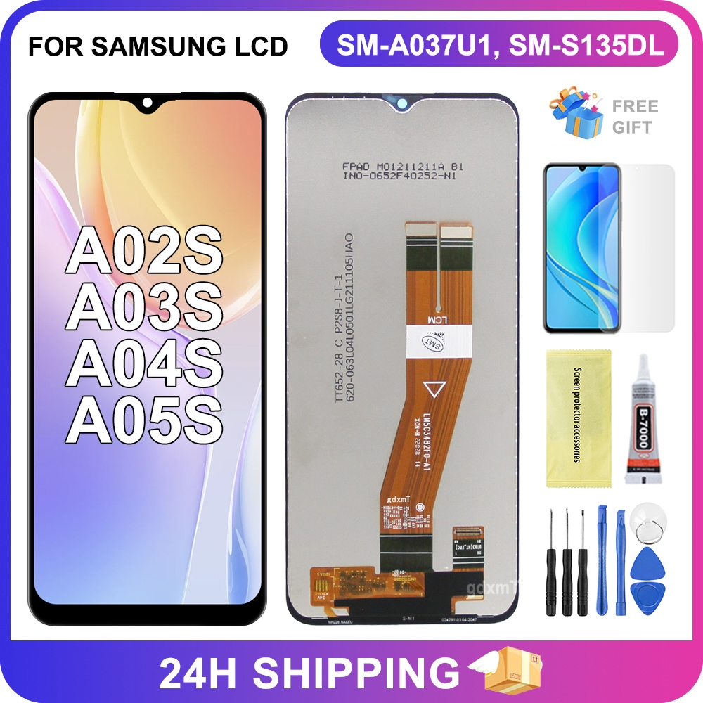 LCD With Frame For Samsung A02S/A03S A037/ A04S A05S LCD Display Touch ...