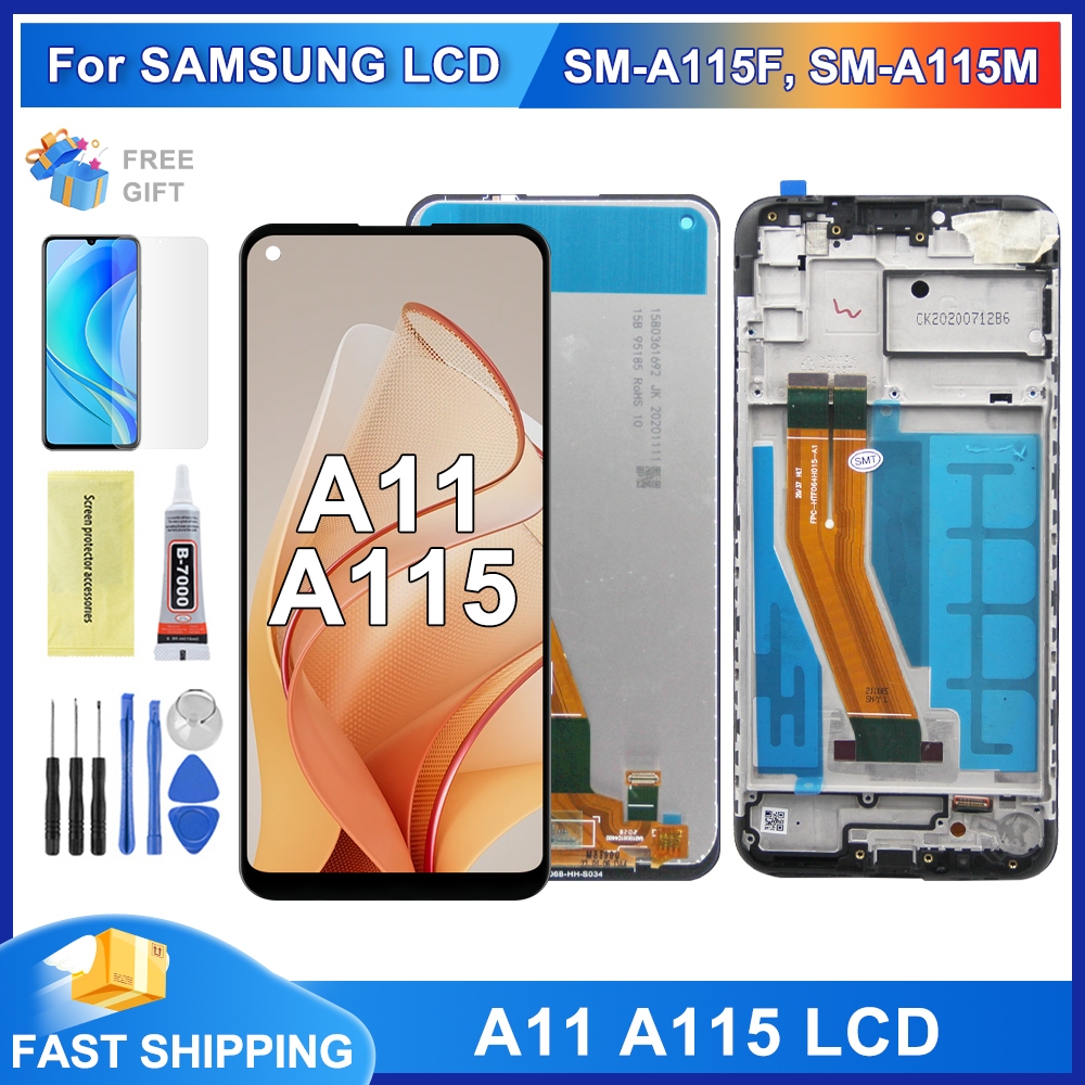 IPS LCD With Frame For Samsung A11 A115/M11 M115 Display Touch Screen ...