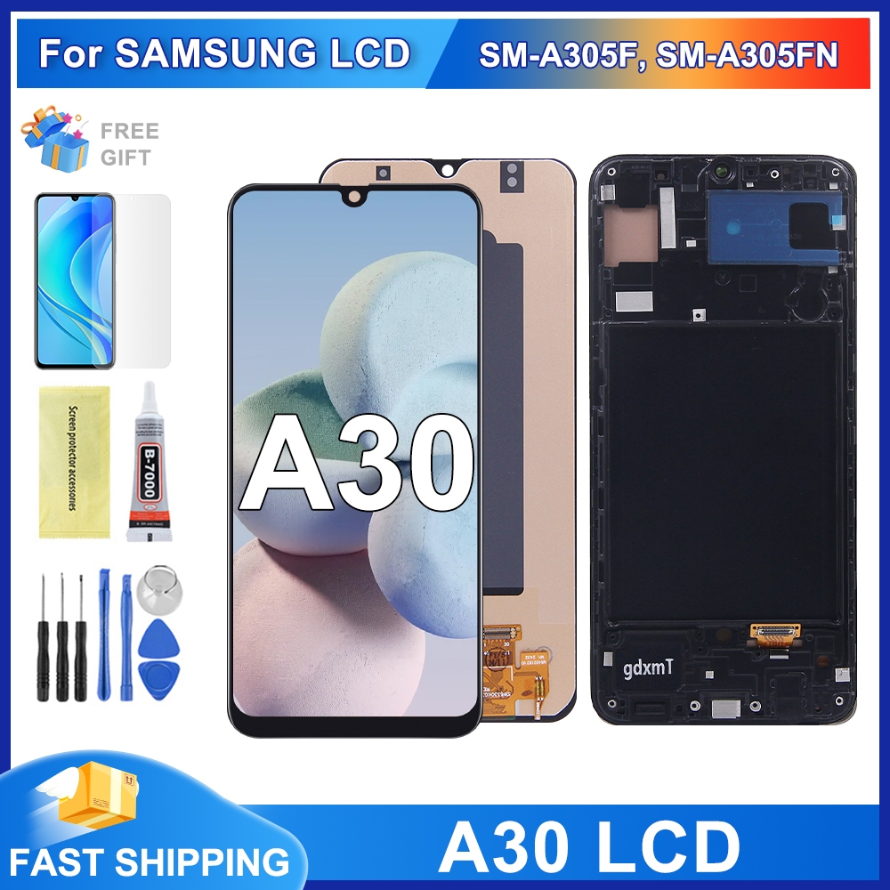IPS LCD For Samsung Galaxy A30 A30S A50 A50S/A305 A305F A305G A307 A505 A507 LCD Display ...