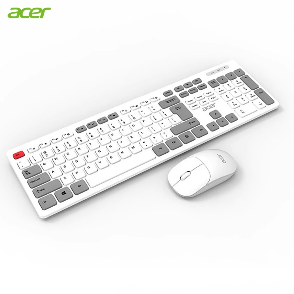 Acer Wireless Keyboard Mouse Set OAK920 2.4G Connection | Shopee ...