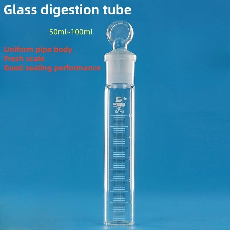 Glass digestion tube with scale digestion tube, test tube digestion ...
