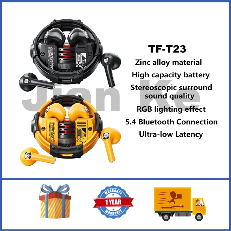 Transformers TF-T23 In Ear True Wireless Bluetooth Earphones RGB ...