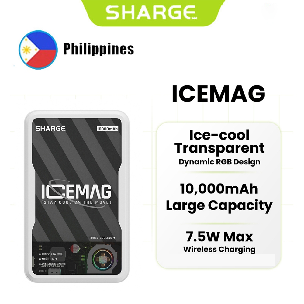 Sharge/shargeek10000mah ICEMAG | World's 1st Power Bank with Active ...
