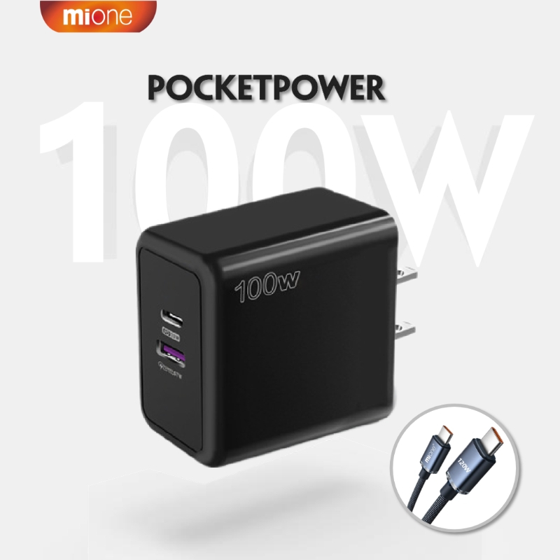 Mione 100W Charger Adapter USB Type C PD Fast Charging For iPhone 15 16 ...