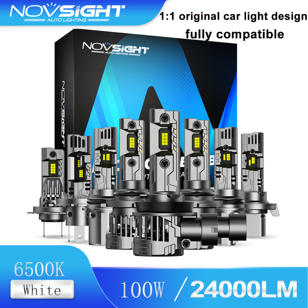 Novsight 1 :1 Design N99 H7 H11 9005 9006 H4 car LED Headlight 100W ...