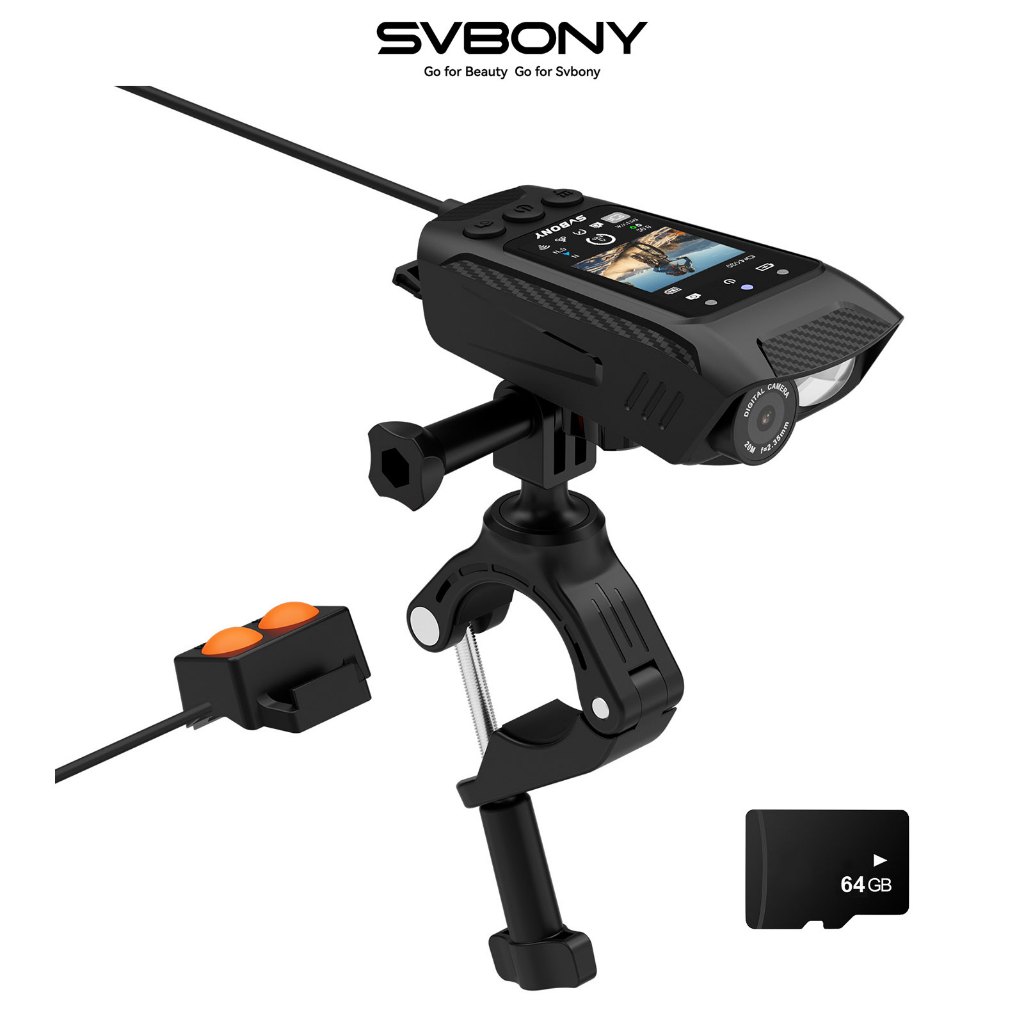 Svbony SVGO C1 GPS 4K30fps Action Camera 2500mAh WIFI Cycling Data ...