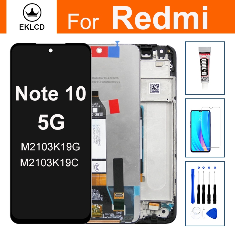 6.5" LCD Display For Xiaomi Redmi Note 10 5G M2103K19G M2103K19C Touch ...