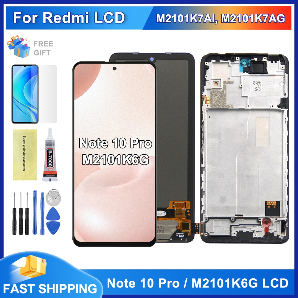 IPS LCD For Xiaomi Redmi Note 10 Pro LCD Display Touch Screen Digitizer ...