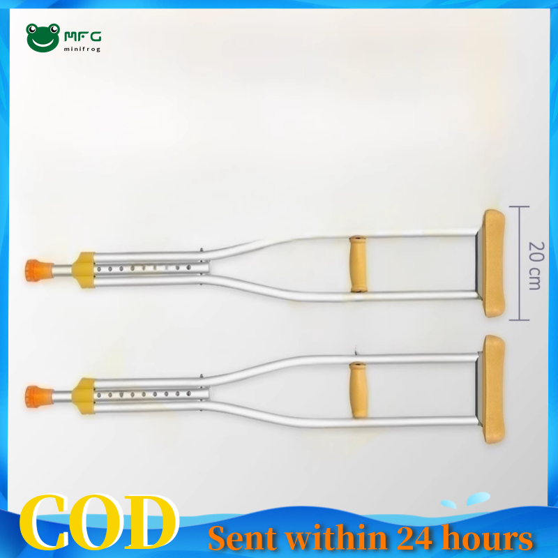 【COD】Ultra-Light Weight Underarm Crutch Cane Arm Support Adjustable ...