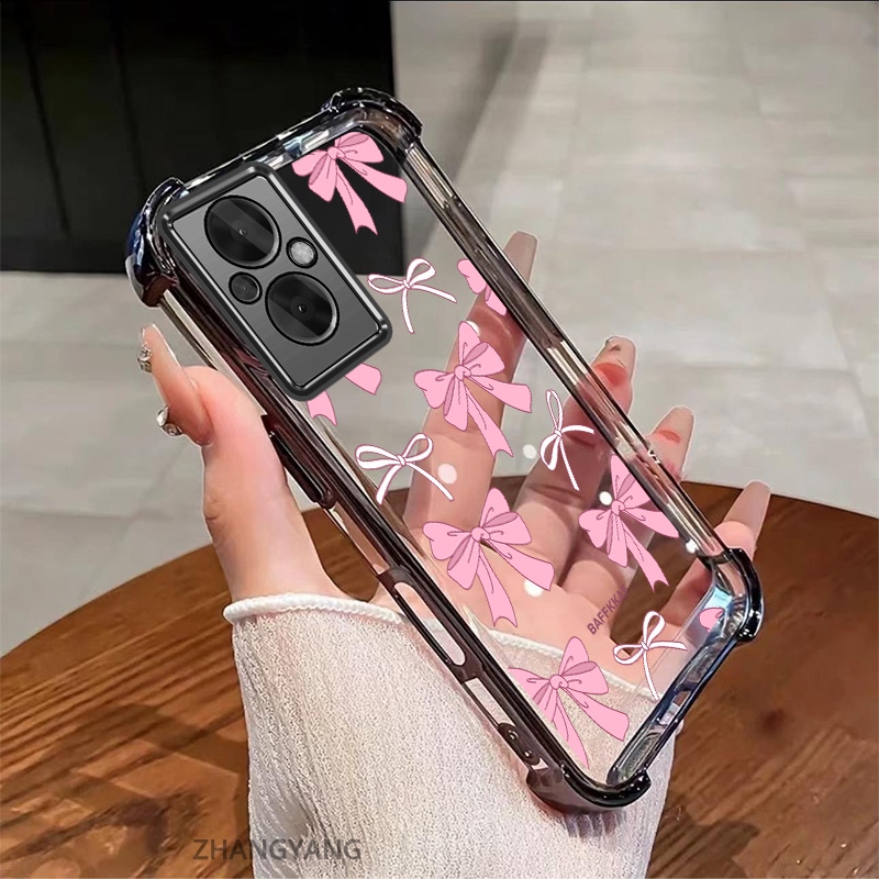Case For OPPO RENO 7Z 5G RENO 8Z 5G High definition transparent four ...