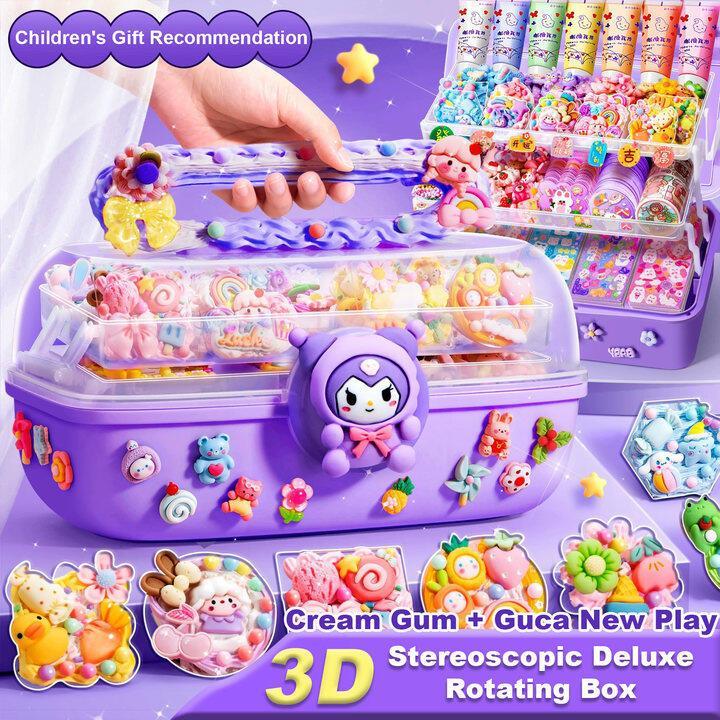 Guka Stickers Full Set DIY Cream glue Tool Set Kawaii Sanrio Cartoon ...