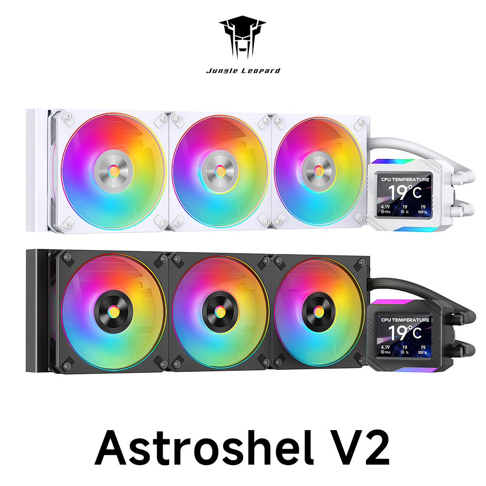 Jungle Leopard Astroshel V2 ARGB CPU Aio Cooler 360mm 240mm Liquid ...