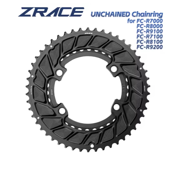 ZRACE UNCHAINED Chainring 105 R7000 R7100 / ULTEGRA R8000 R8100/DURA ...