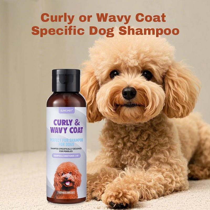 Poodle Shampoo Conditioner 100ml Pet Curly Hair Dog Special Fluffy ...