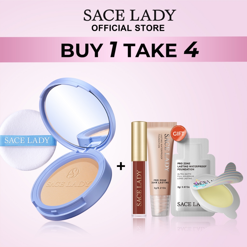 SACE LADY Oil Control Face Powder Matte Waterproof Setting Powder Matte ...
