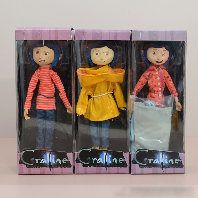 19cm Coraline & the Secret Door Movie Caroline Action Figure Shaking ...